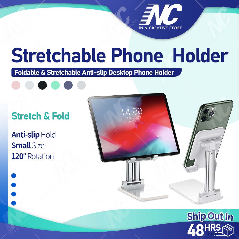 Phone Stand Holder Anti-Slip Adjustable Portable Foldable and ...