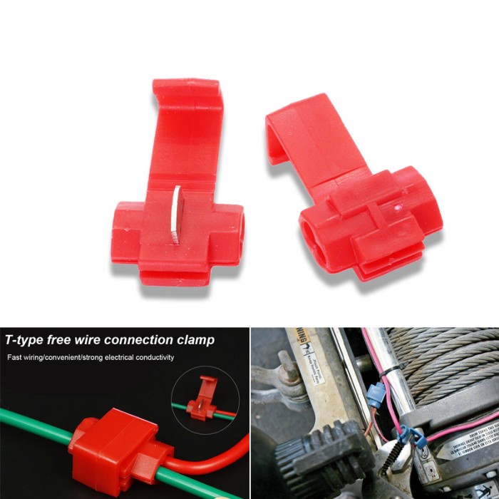 Quick Splice Wire Snap Scotch Lock Cable Skin Peeling Jumper Connector ...