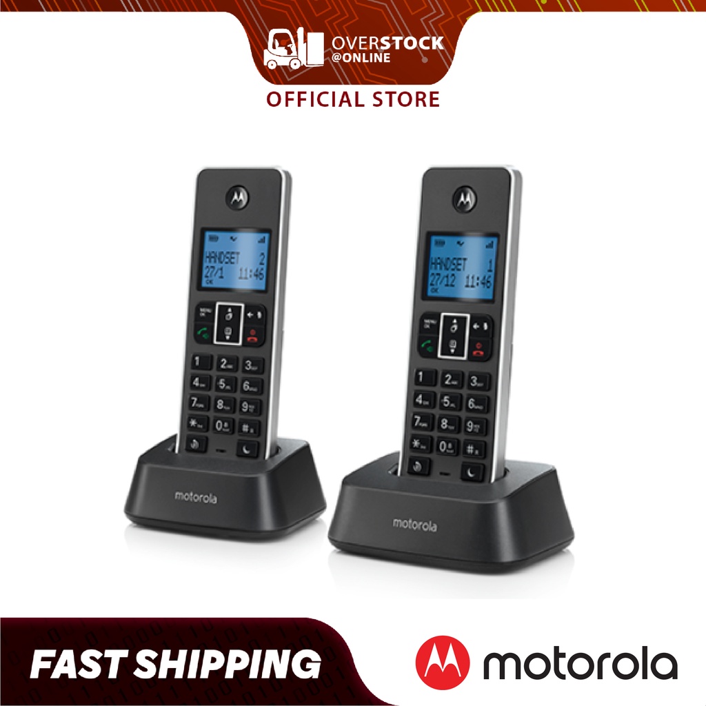 Motorola IT.5.2X Designer Twin DECT Digital Cordless Speaker Phone Office Home House TM Unifi ...