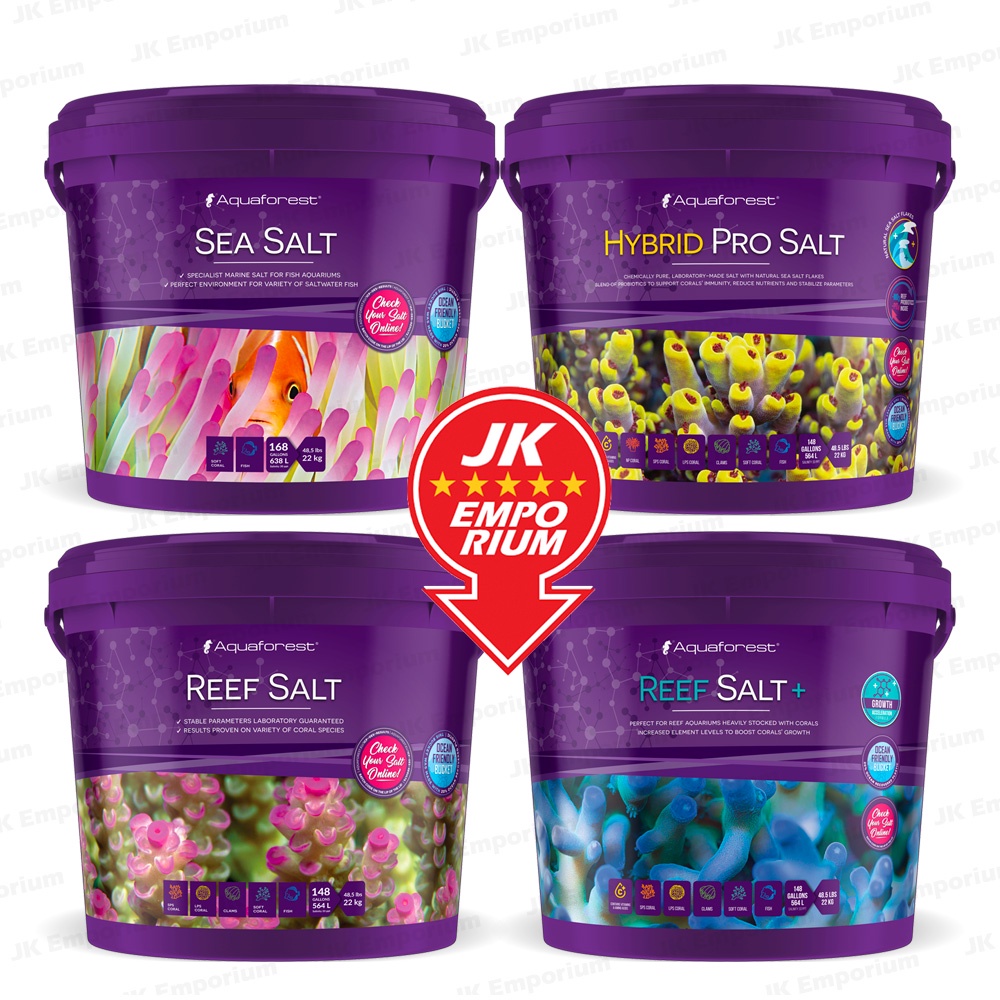 22kg Bucket Of Aquaforest Sea Reef Hybrid Pro Salt + Plus Mix For ...
