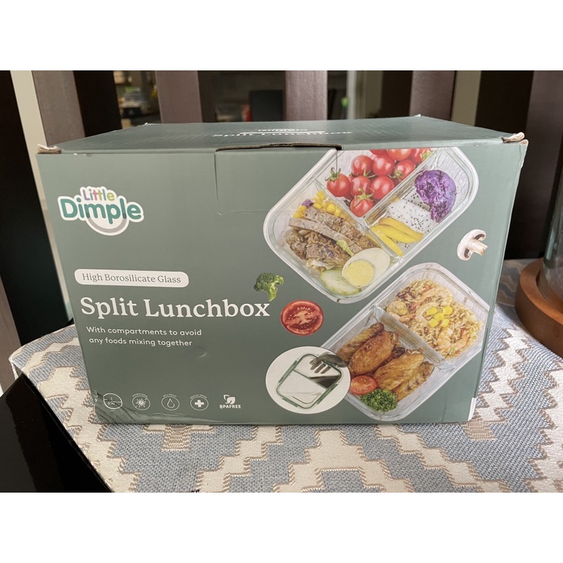 Little dimple split lunch box | Shopee Malaysia