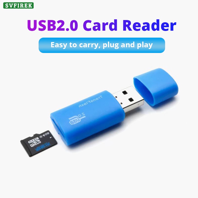 Mini Portable USB2.0 Card Reader TF Memory Card Reader Adapter Security ...