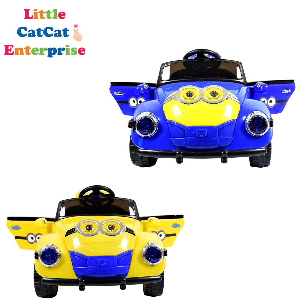 Harga Lelong!! Minions Style Battery Operated Ride On Car For Kids With ...