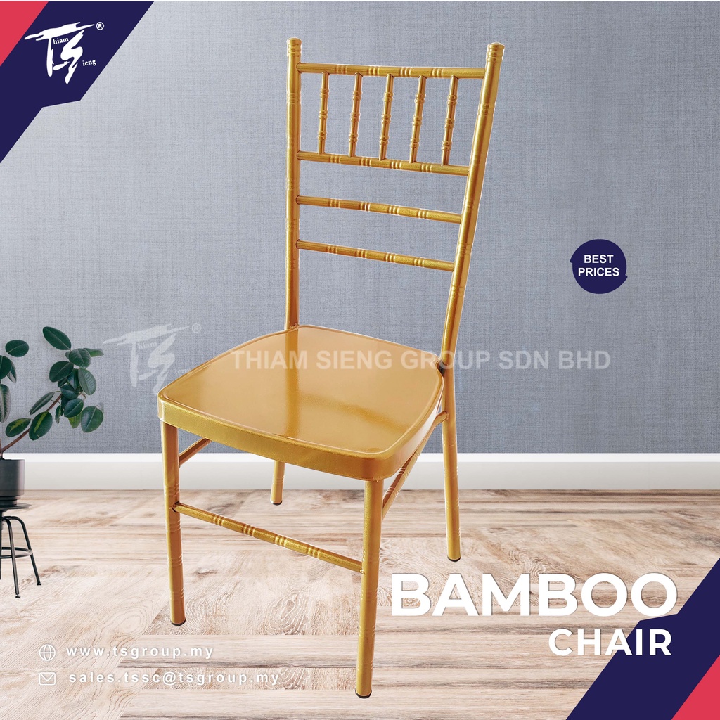 TSBRILLIANT Bamboo Dining Chair | Shopee Malaysia