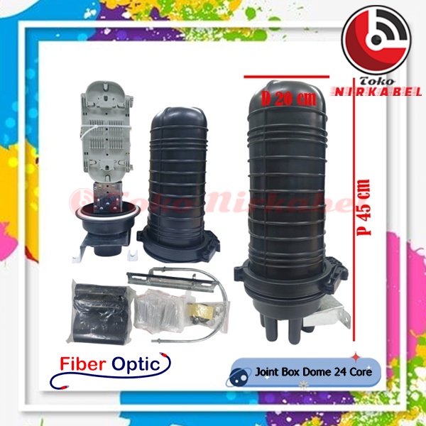 Fiber Optic Joint Box Dome 24 Core|Joint Closure Dome 24 Core FO FTTH ...