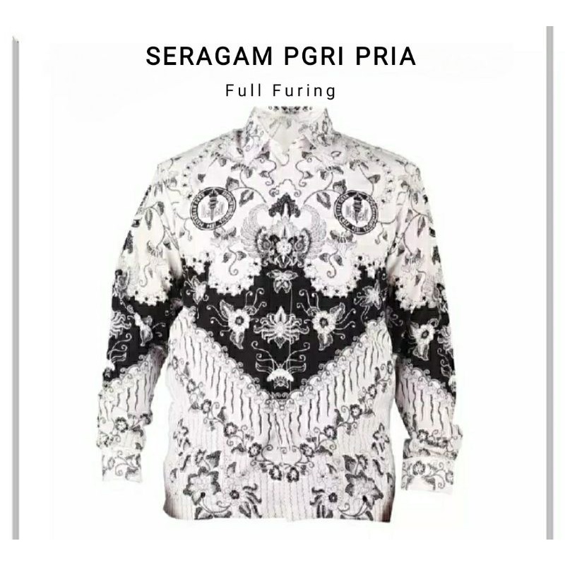 Pgri BATIK Uniforms For Men And Women With The Latest And Latest Layers ...