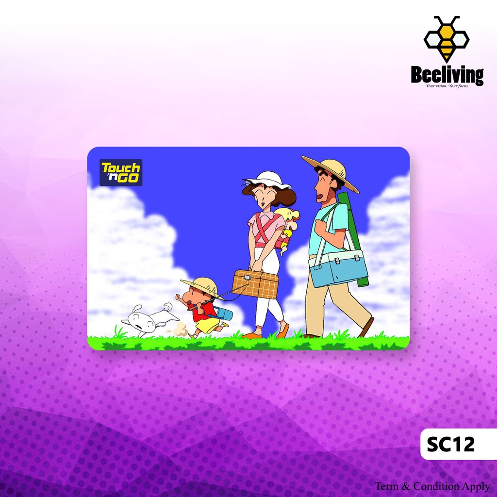 SHIN CHAN ( SERIES 2 ) - Touch n Go Card Sticker Cover (Waterproof, High Quality) ,TNG CARD ...