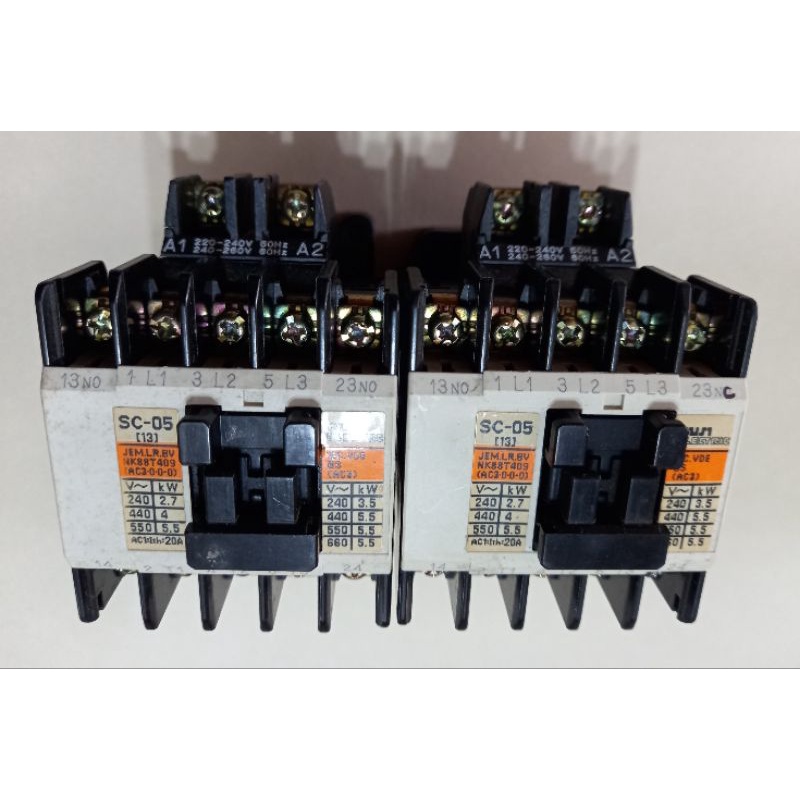 Fuji Contactor SC-05 240Vac AC3=12A(Refurbish) | Shopee Malaysia