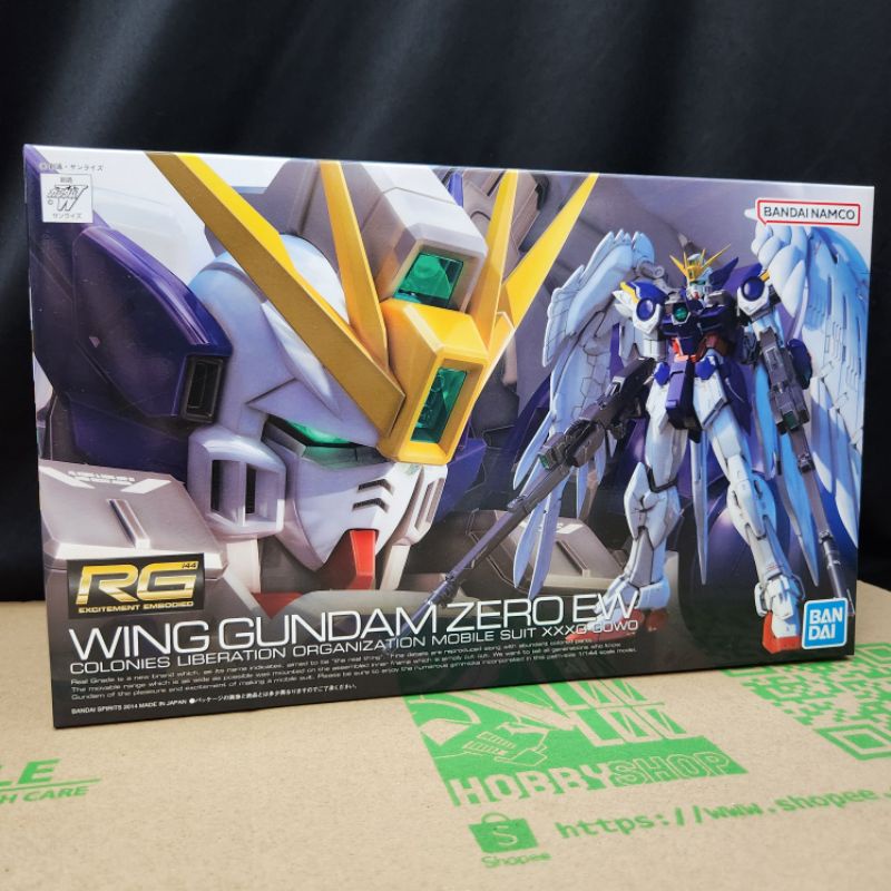 [17] Bandai RG 1/144 Wing Gundam Zero Custom EW | Shopee Malaysia