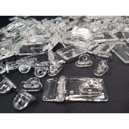 Crystal Clear Acrylic Lock Hasp Transparent For Donation Box | Shopee ...