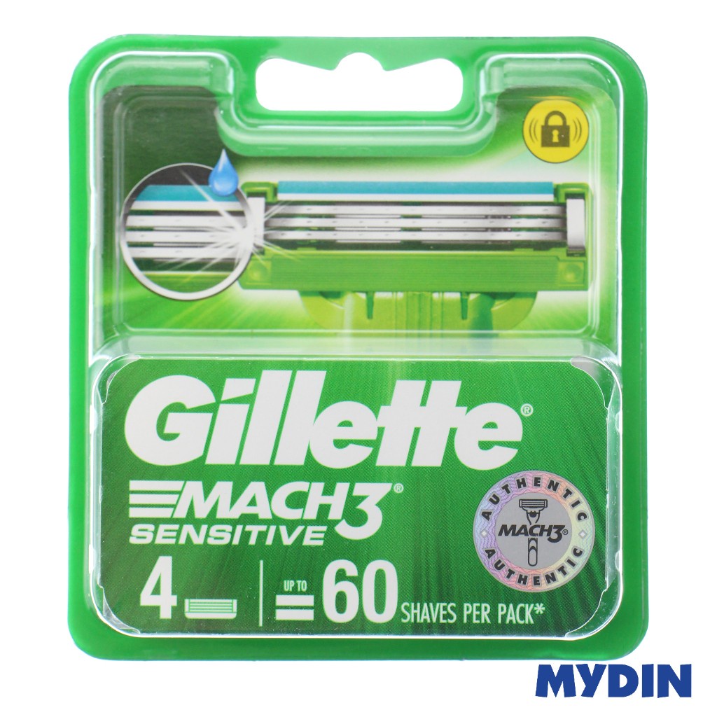 Gillette Mach3 Sensitive Refill (4 Cartridges) | Shopee Malaysia