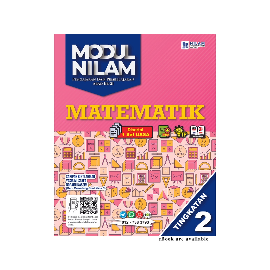 NILAM Modul Matematik Tingkatan 2 (2023) Mathematics Form 2 Dwibahasa ...