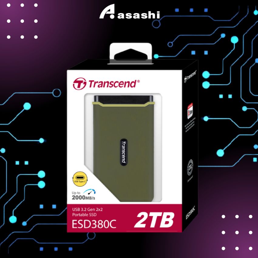 Transcend ESD380C 1TB/2TB/4TB USB3.2 Gen2 x2 Type-C Portable SSD ...