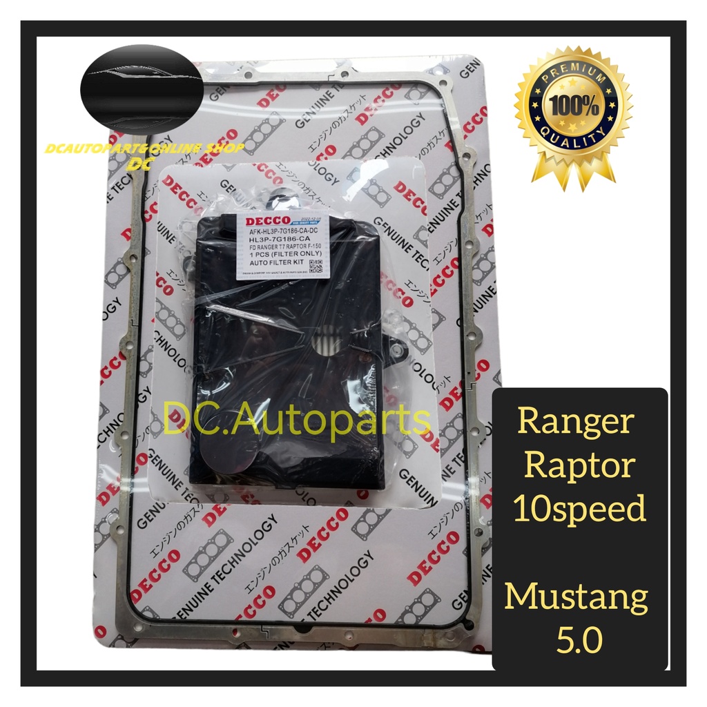 AUTO TRANSMISSION FILTER FORD RANGER RAPTOR T7 T10 10 SPEED MUSTANG 5.0 ...