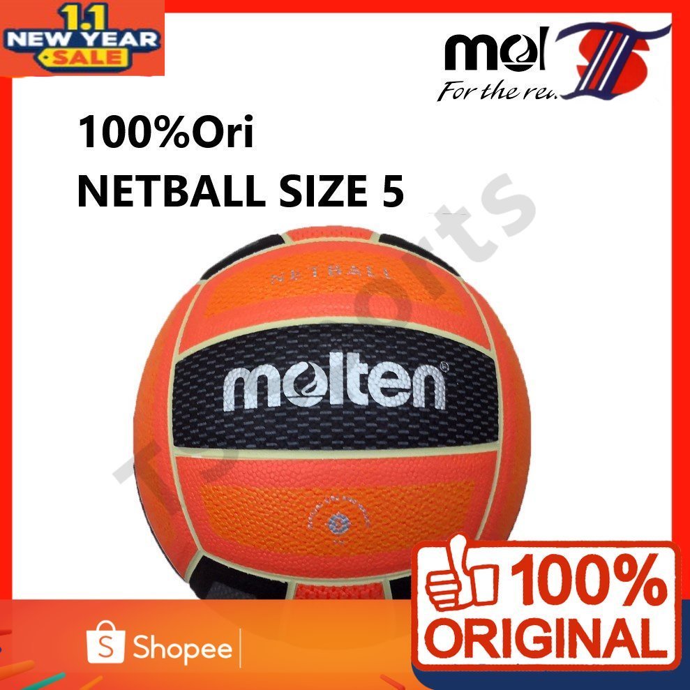 Netball Ball - Molten SN58MX Tournament Synthetic Leather (Sz 5 ...