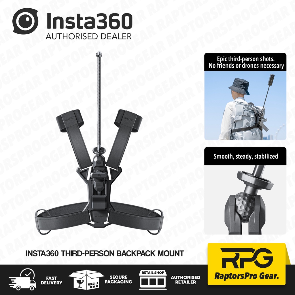 (READY STOCK) - Insta360 Third-Person Backpack Mount | Shopee Malaysia