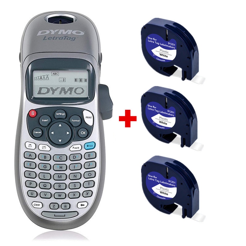 BYZ TAPE Dymo LetraTag LT-100H label maker Handheld Label Printer suit ...