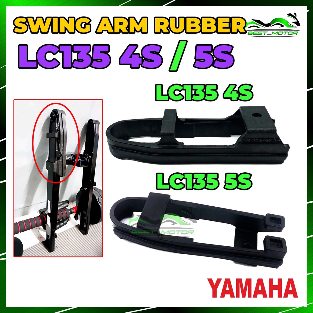 SWING ARM RUBBER GETAH LC135 / LC 135 4S LC135 5S LC135 5SPEED ORIGINAL YAMAHA HLY SEAL GUARD ...