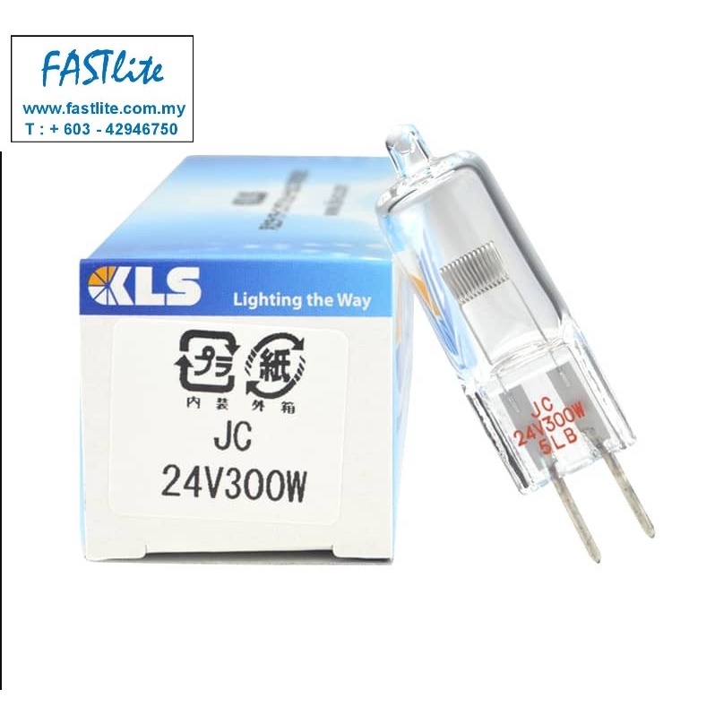 Equiv Philips FLW 14530 KLS JC 24V 300W GY6.35 Projector Bulb, Brand ...