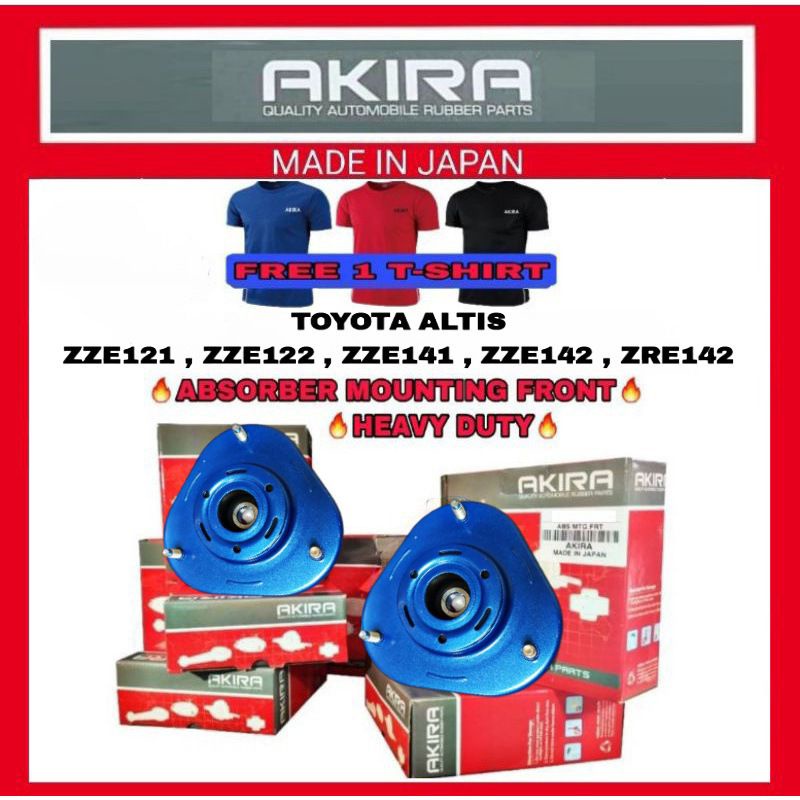 HEAVY DUTY TOYOTA ALTIS FRONT ABSORBER MOUNTING ZZE122 ZZE121 ZZE142 ...