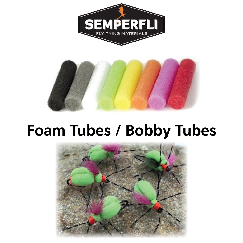 Fly Tying and Fly Fishing Materials Semperfli 9mm Foam Tubes / Bobby ...