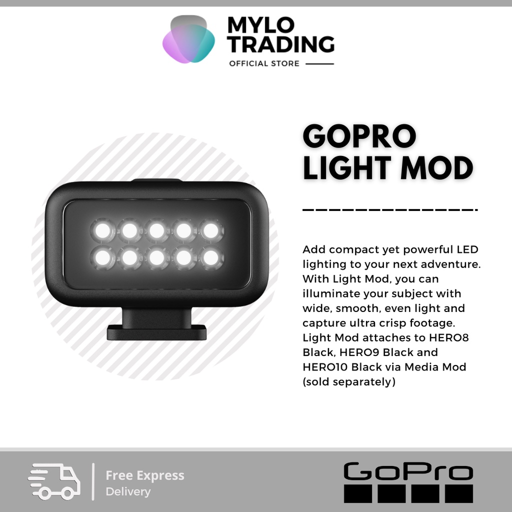 (READY STOCK) - GoPro Light Mod for HERO 8/ HERO 9 Black/ HERO 10 Black ...