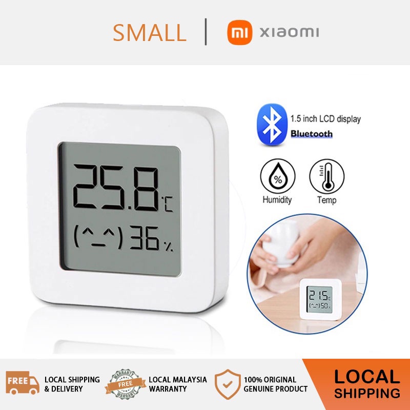 Xiaomi Mijia Bluetooth Thermometer 2 / 3 APP Monitor LCD Wireless ...