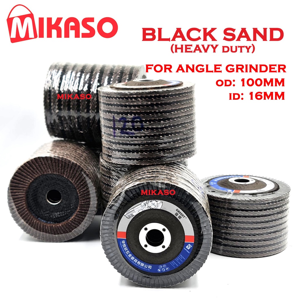 [10 Pieces Black Sand] 4” Grinder Flap Disc Flap Sanding Grinder Disc ...