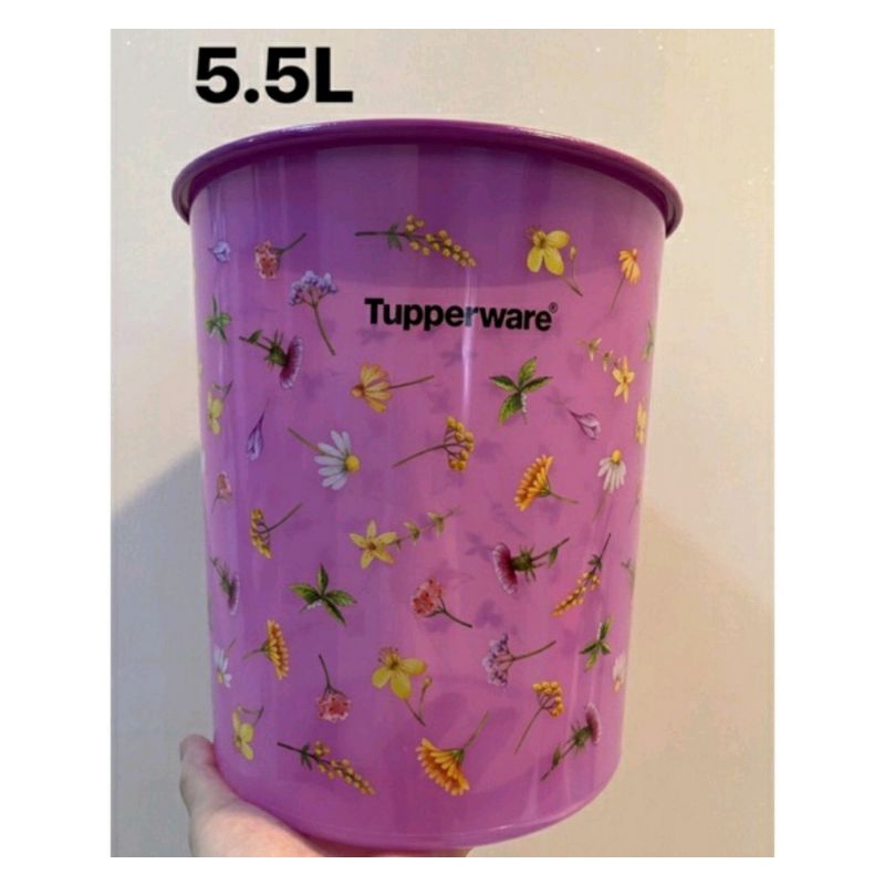 Tupperware Maxi Canister One Touch 5.5 Liter 🎊READY STOCK🎊 | Shopee Malaysia