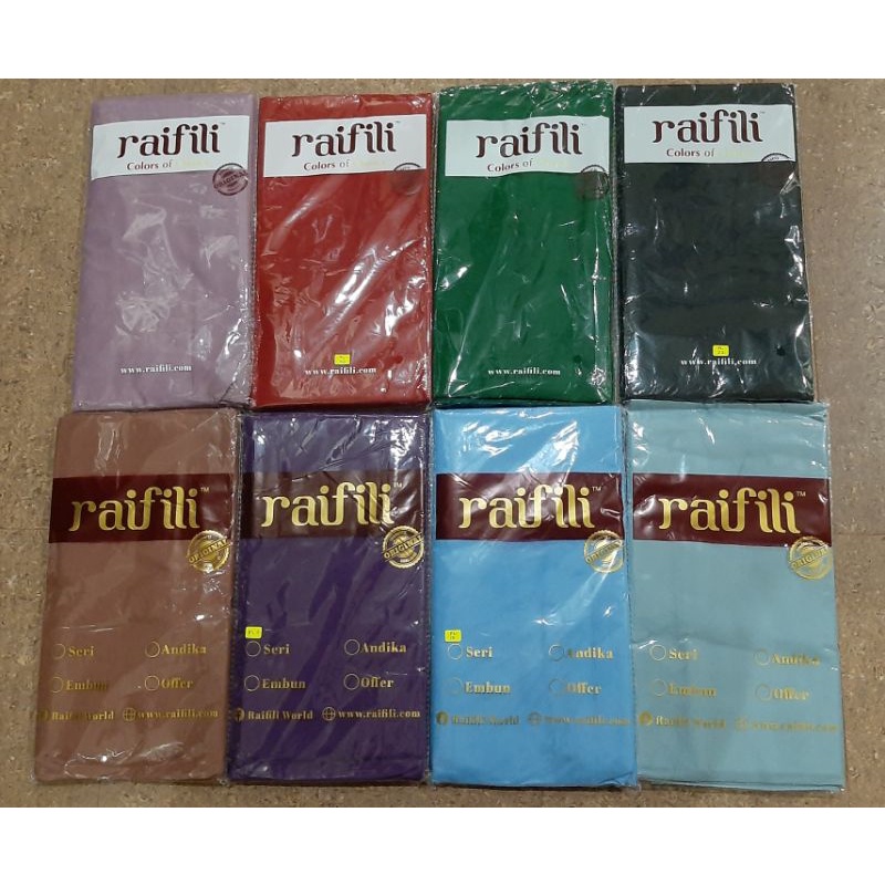 RAIFILI : CORAK PLAIN | Shopee Malaysia