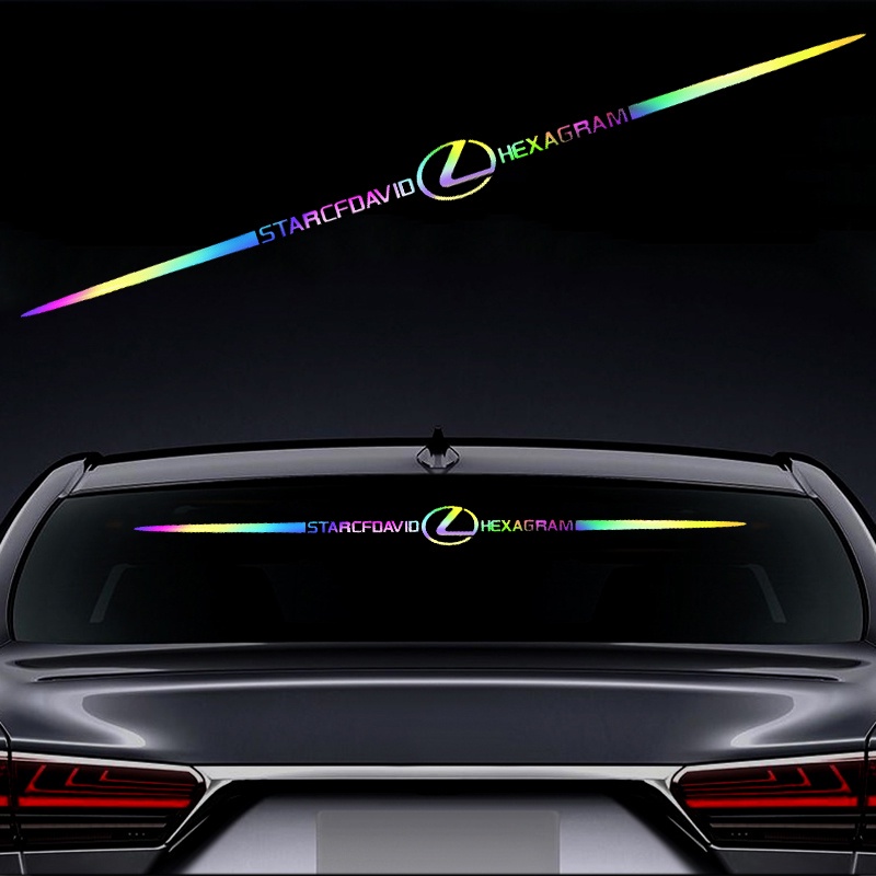 For Lexus Colorful Laser Garland Decorative Car Stickers CT ES IS GS LS ...