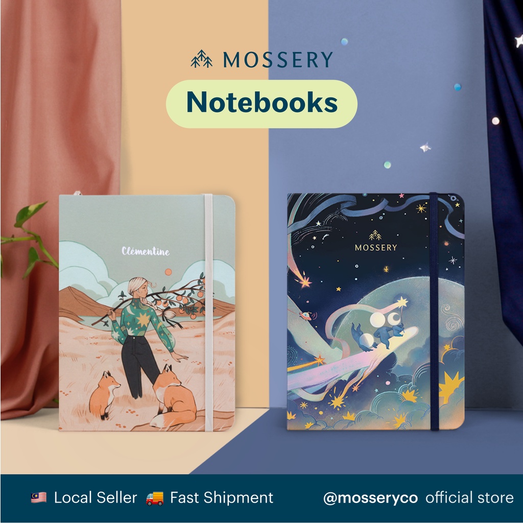 Mossery Notebooks: Wirebound | Shopee Malaysia