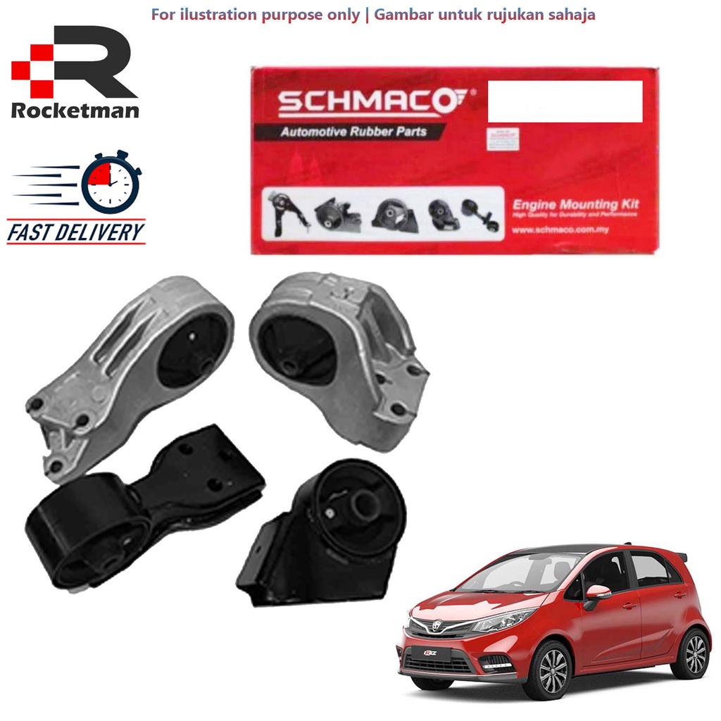 SCHMACO ENGINE MOUNTING SET PROTON IRIZ 2014-2016 (4PCS) | Shopee Malaysia