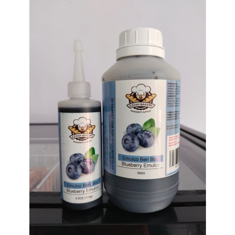 Blueberry Emulco 25gm | 120gm | 500gm My Flavor Brand | Shopee Malaysia