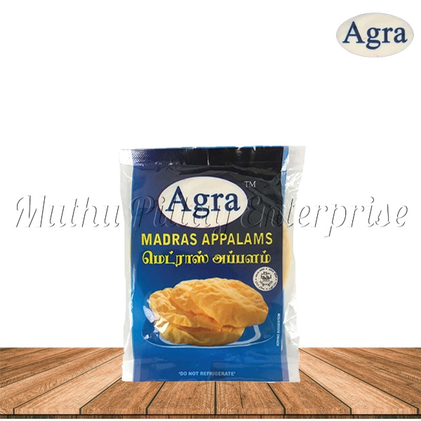 AGRA MADRAS APPALAM 100G | Shopee Malaysia