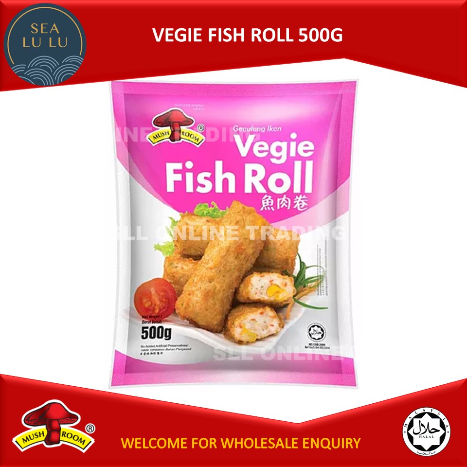QL MUSHROOM 鱼肉卷 500g QL MUSHROOM VEGIE FISH ROLL 500g [火锅必备] ⚠️ KLANG ...