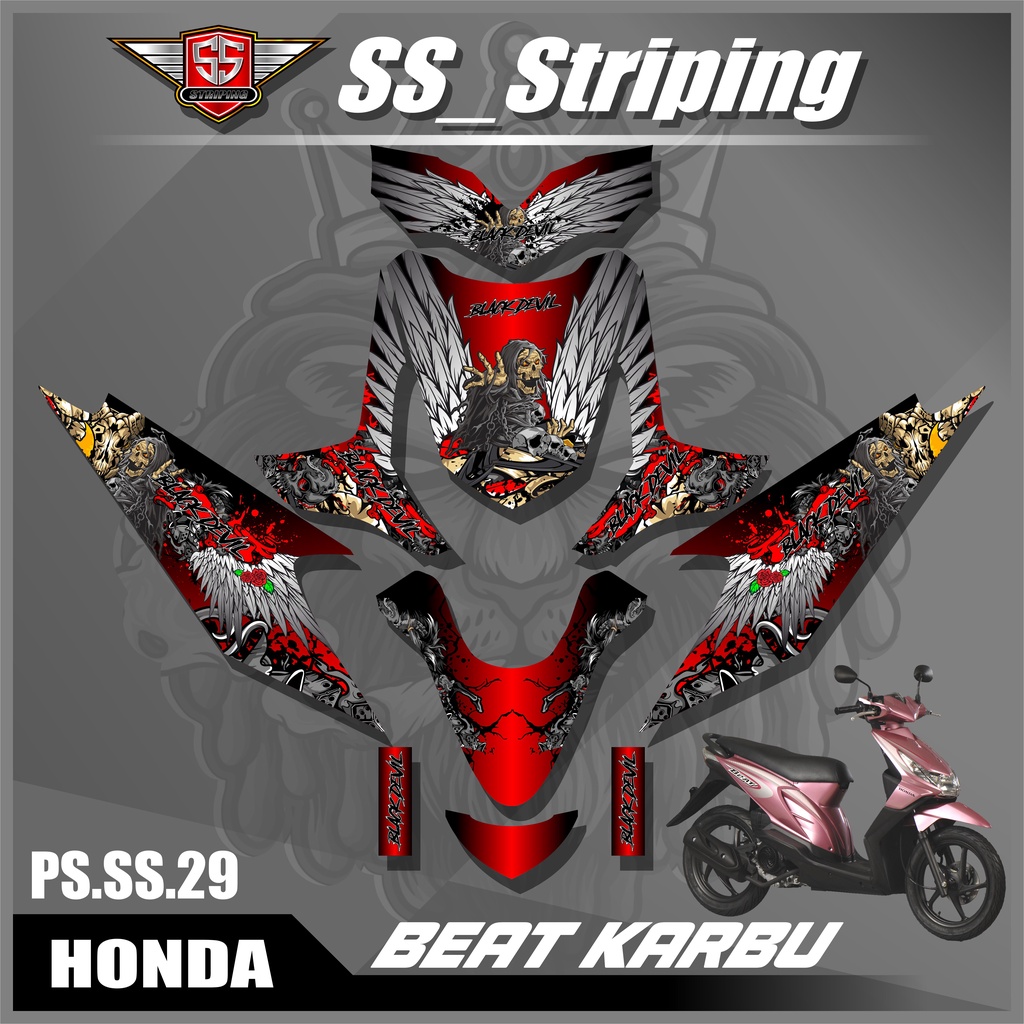 Decal Sticker Full Body Beat Carburetor - Full Body Beat Carb Sticker ...