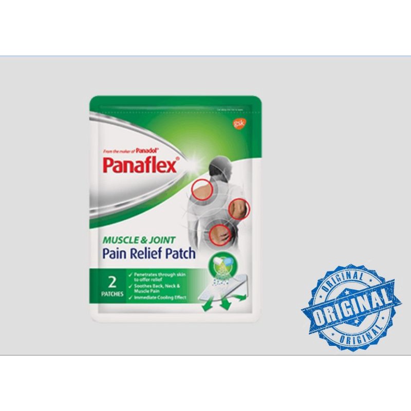 Panaflex Patch 2s (From the maker of Panadol)Pain Relief Patch | Shopee ...
