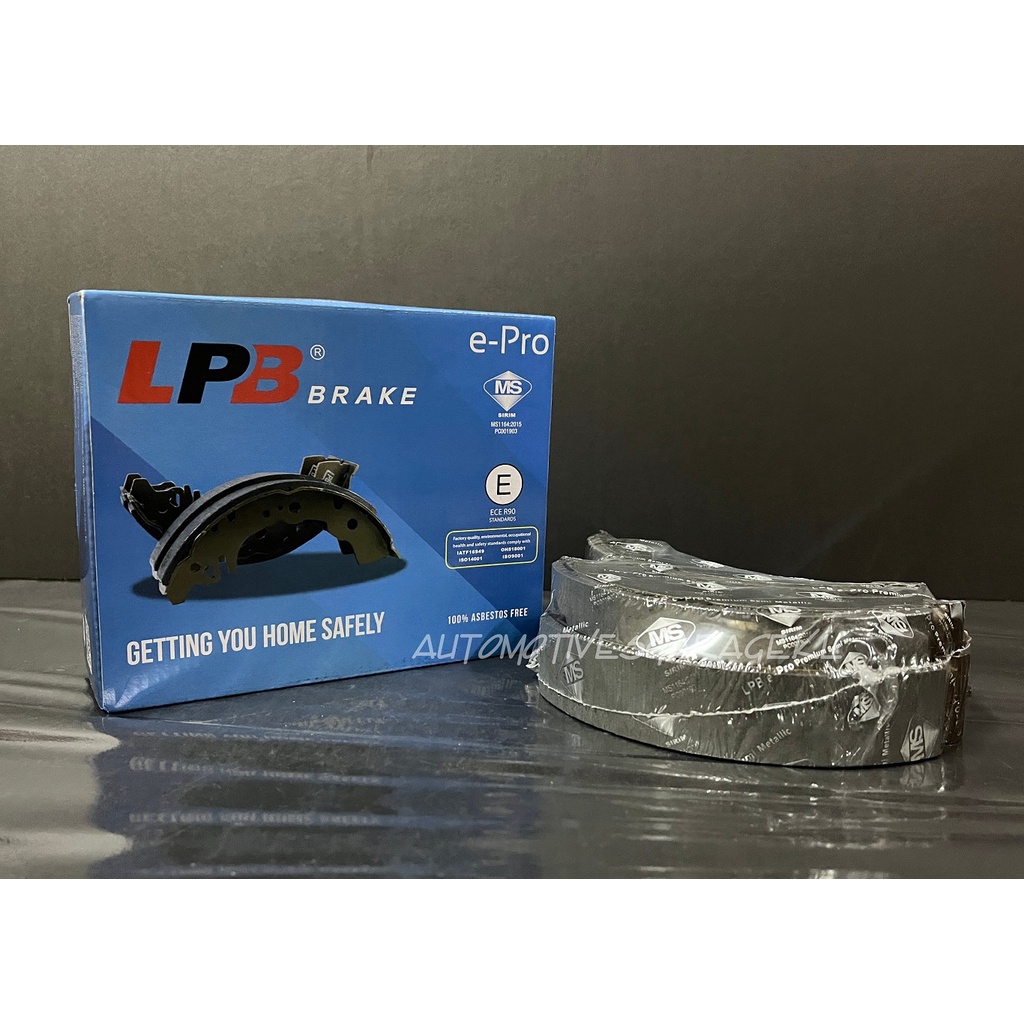 LPB E-PRO BRAKE SHOE - G0237A - PROTON SAGA BLM / SAGA BLM FL / SAVVY ...