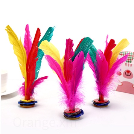 【1PCS】Traditional Games in Malaysia - Capteh Chapteh / Sepak Bulu Ayam ...