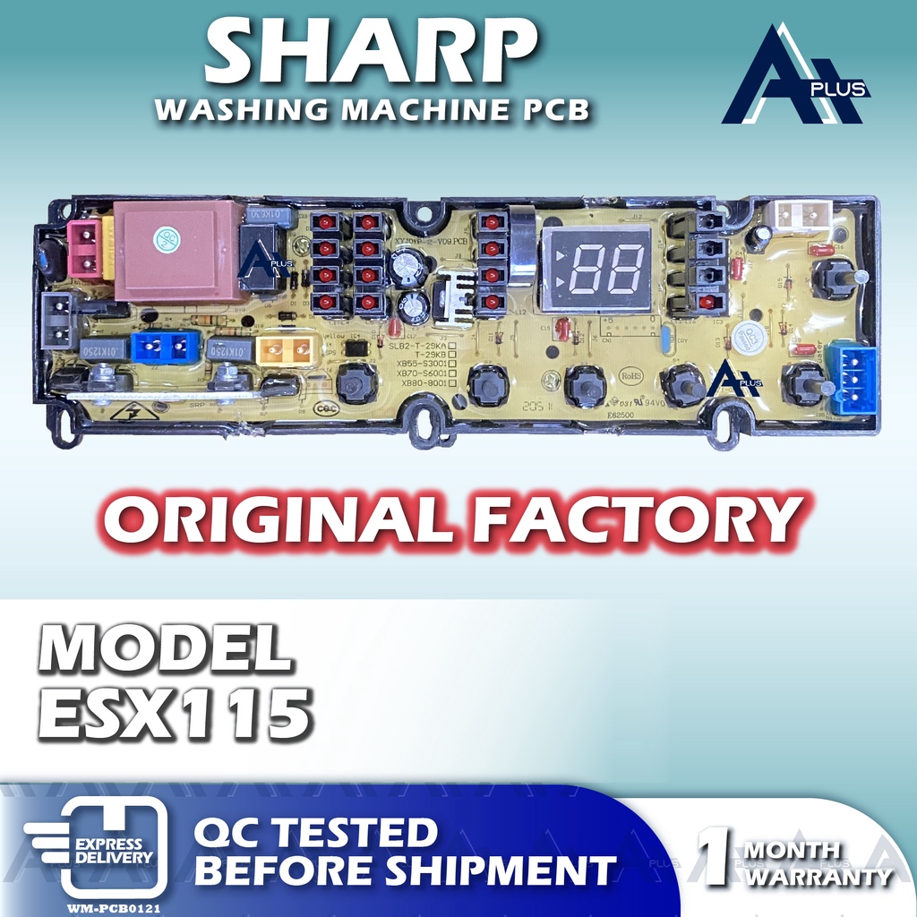 (ORIGINAL FACTORY) ESX115 SHARP Washing Machine PCB Board BOARD MESIN ...