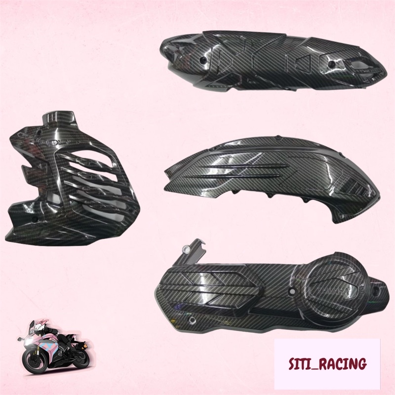 YAMAHA NMAX V2 NVX V2 VVA 2021 COOLANT RADIATOR ENGINE EXHAUST COVER ...