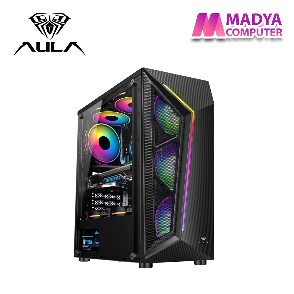Aula TUNNEL FZ012 Gaming PC Case - Computer Case | Shopee Malaysia