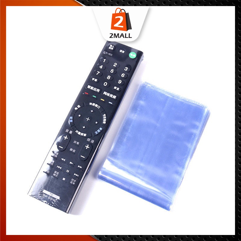 2MALL Clear Shrink Film Bag TV Remote Control Case Cover Air Condition ...