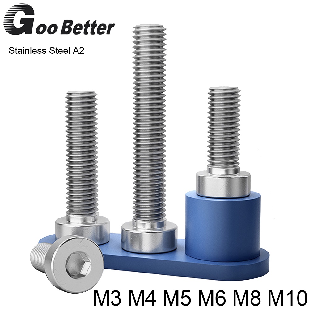 M3 M4 M5 M6 M8 M10 Cap Head Hex Allen Bolts Socket Screws Stainless Steel A2 304 | Shopee Malaysia
