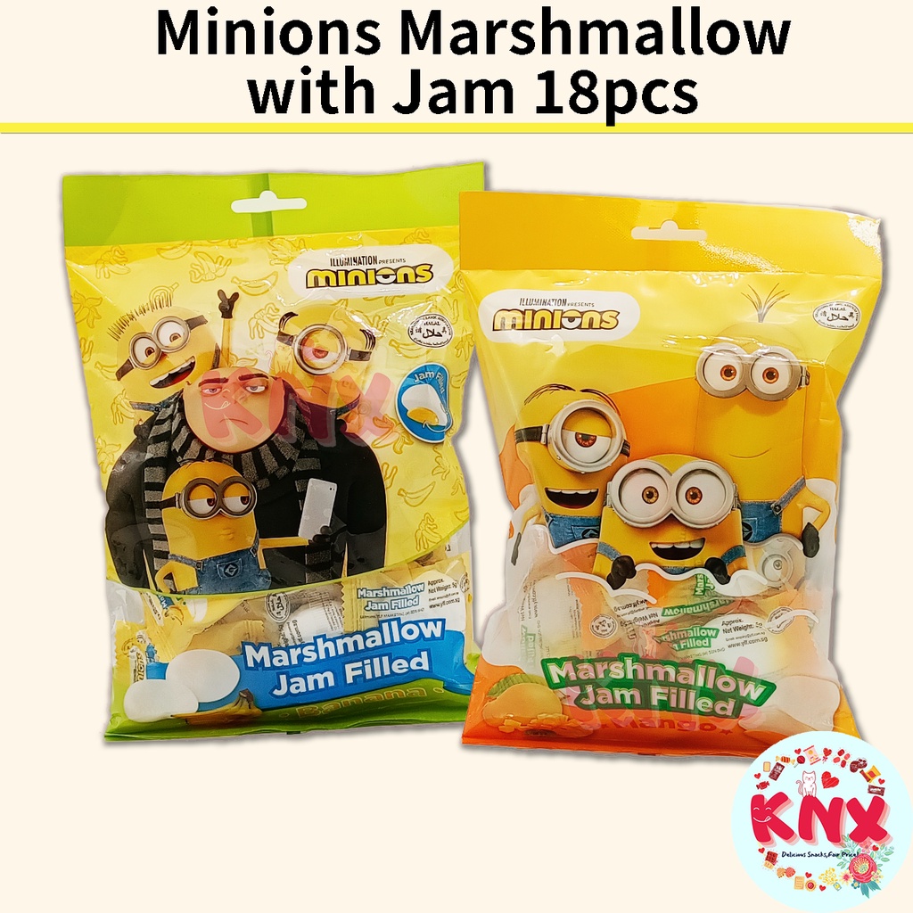 Minions Marshmallow Mango Banana Jam 18pcs | Shopee Malaysia