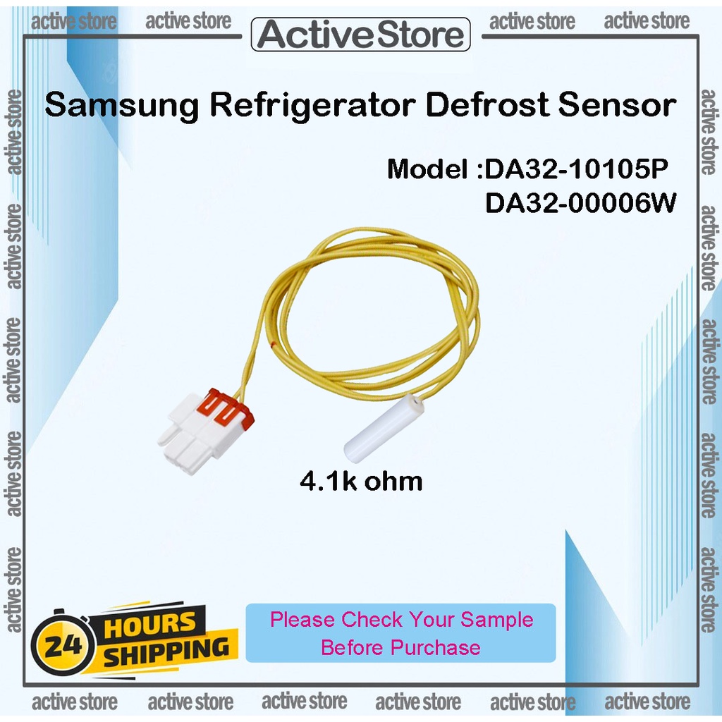 Samsung Refrigerator Defrost Sensor 4.1k ohm DA32-10105P DA32-00006W ...