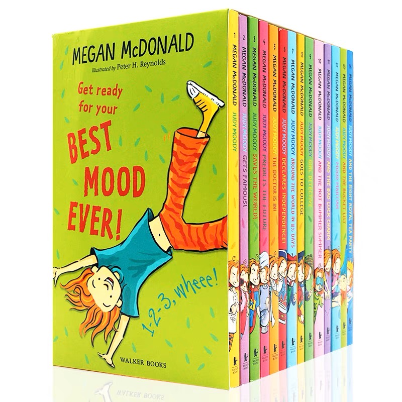 Judy Moody Box Set(14 books) By Megan McDonald Story Books For Age 7+ Enlish Elementary Chapter ...