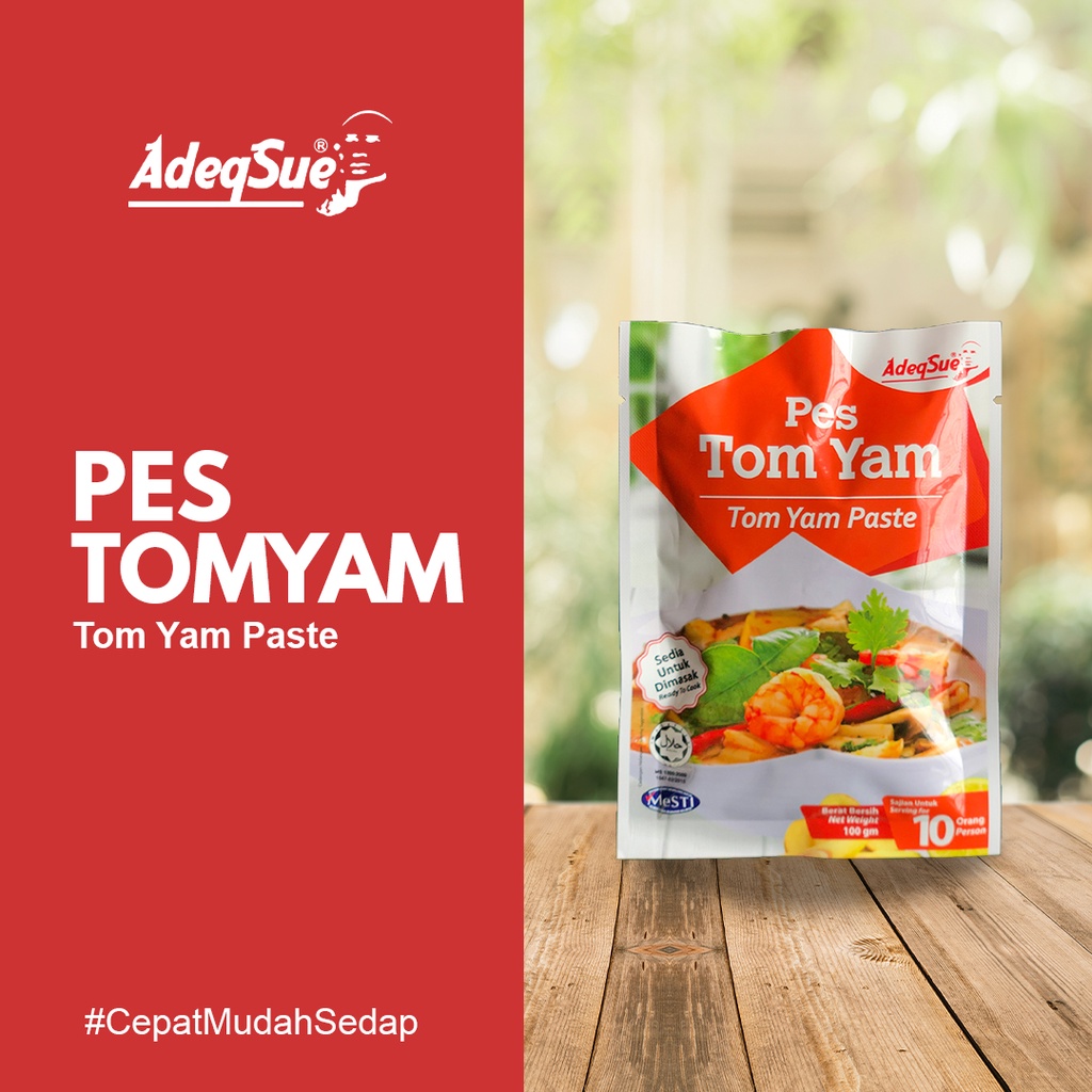 Pes Tom Yam AdeqSue 100g | Shopee Malaysia