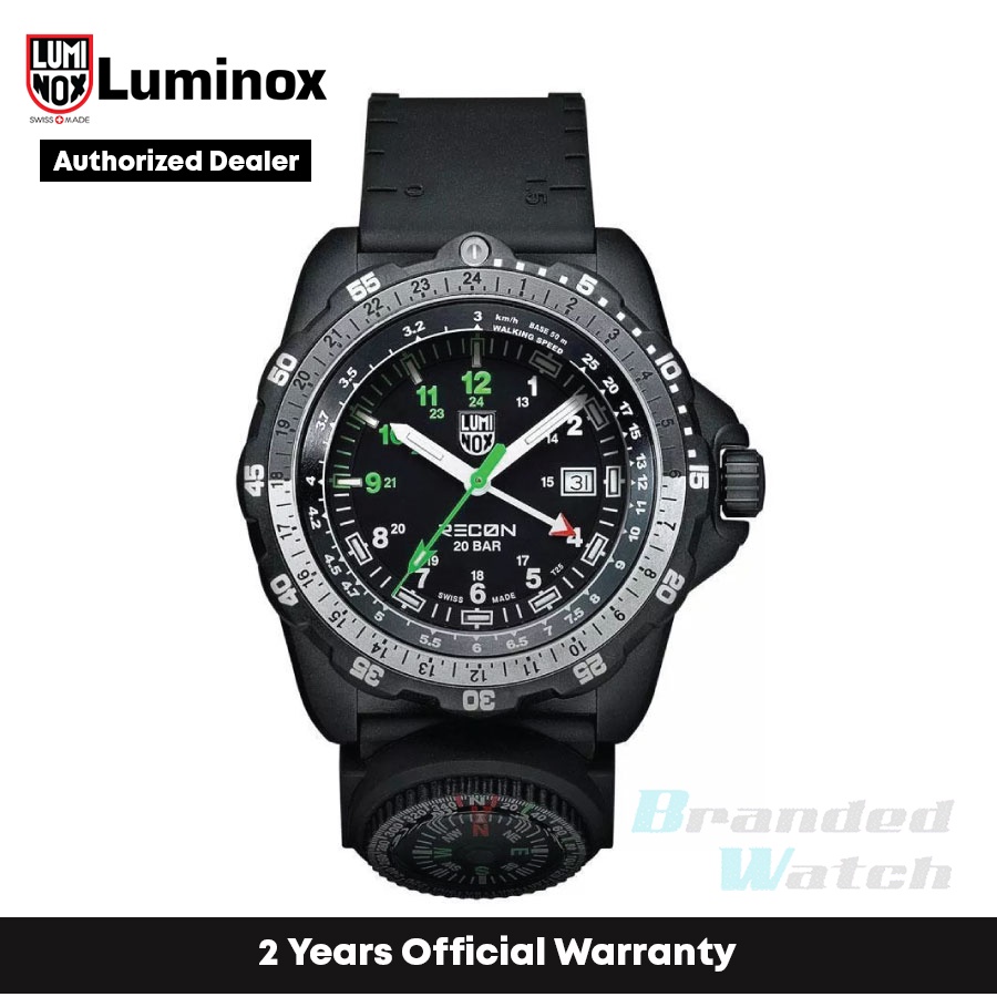 [Official Warranty] Luminox LM8831.KM Men's Recon Nav Spec Silicone ...